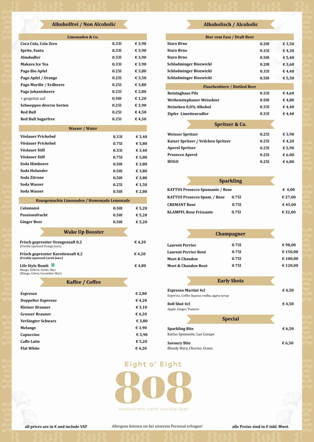 Home - Restaurant 8o8