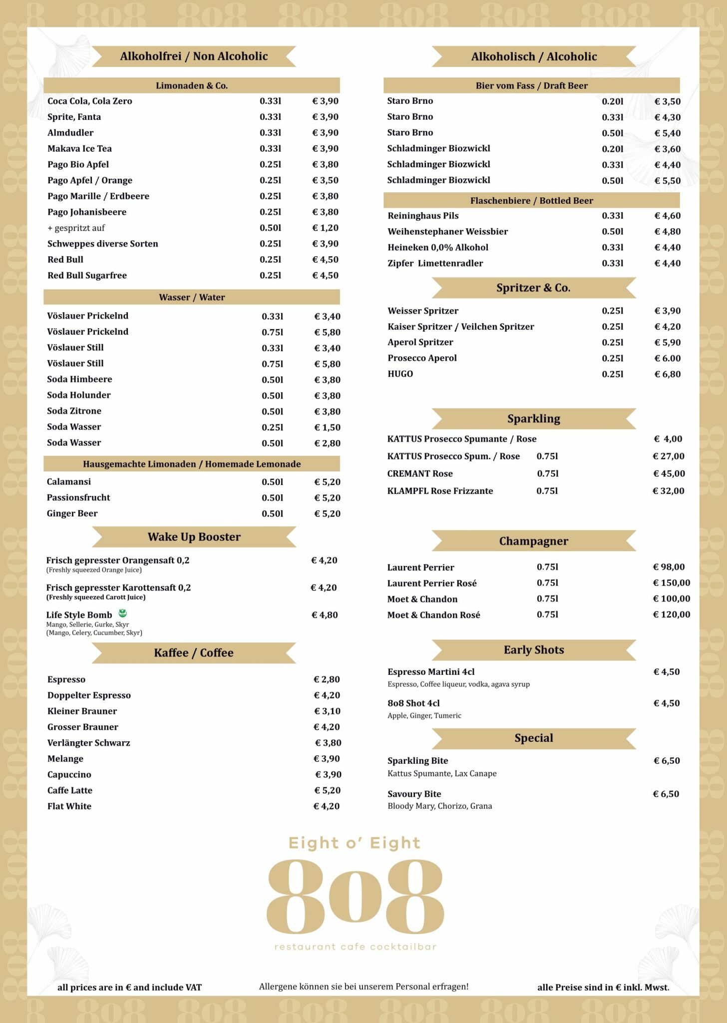 Home - Restaurant 8o8