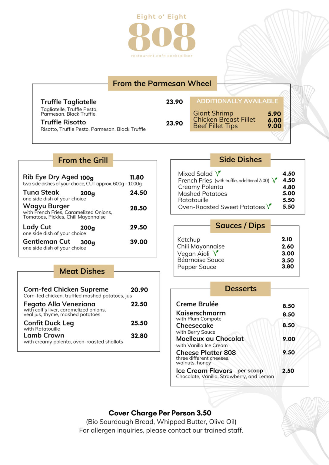 Home - Restaurant 8o8