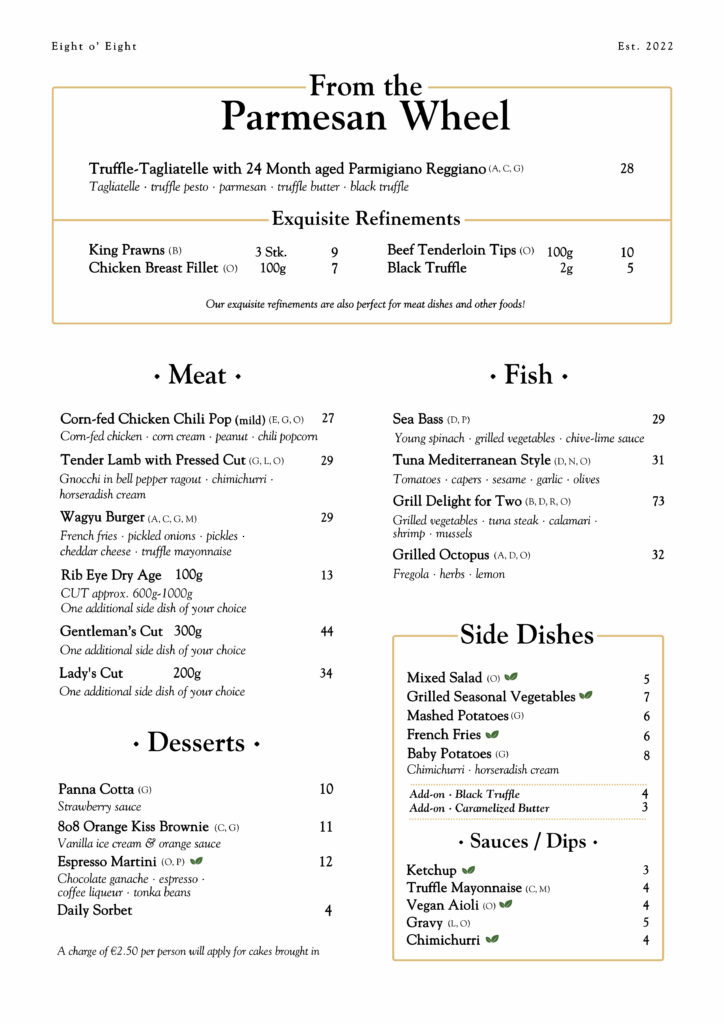 Home - Restaurant 8o8