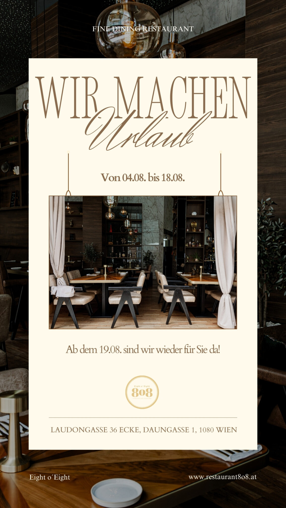 Home - Restaurant 8o8